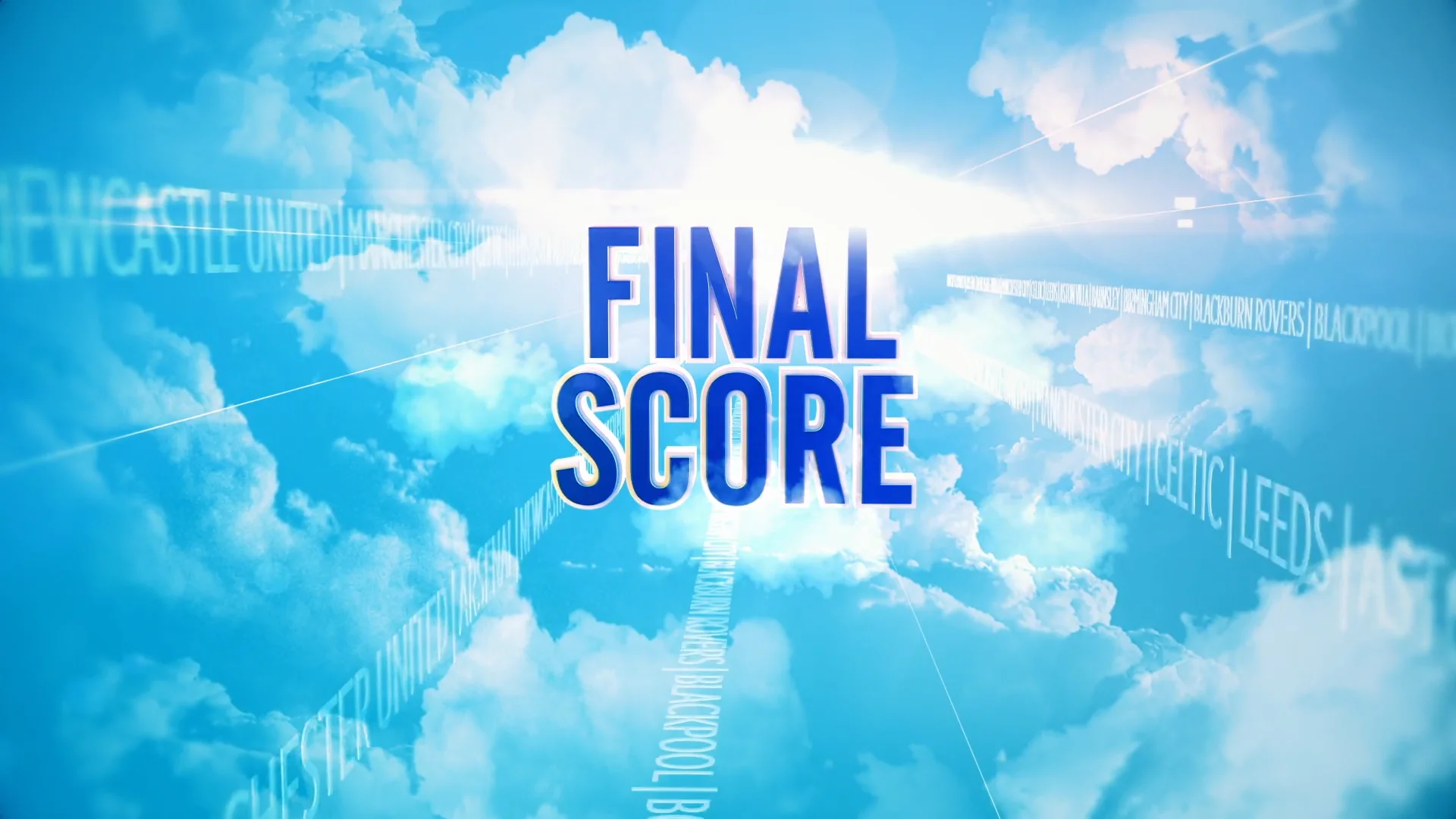BBC Final Score Main Titles on Vimeo