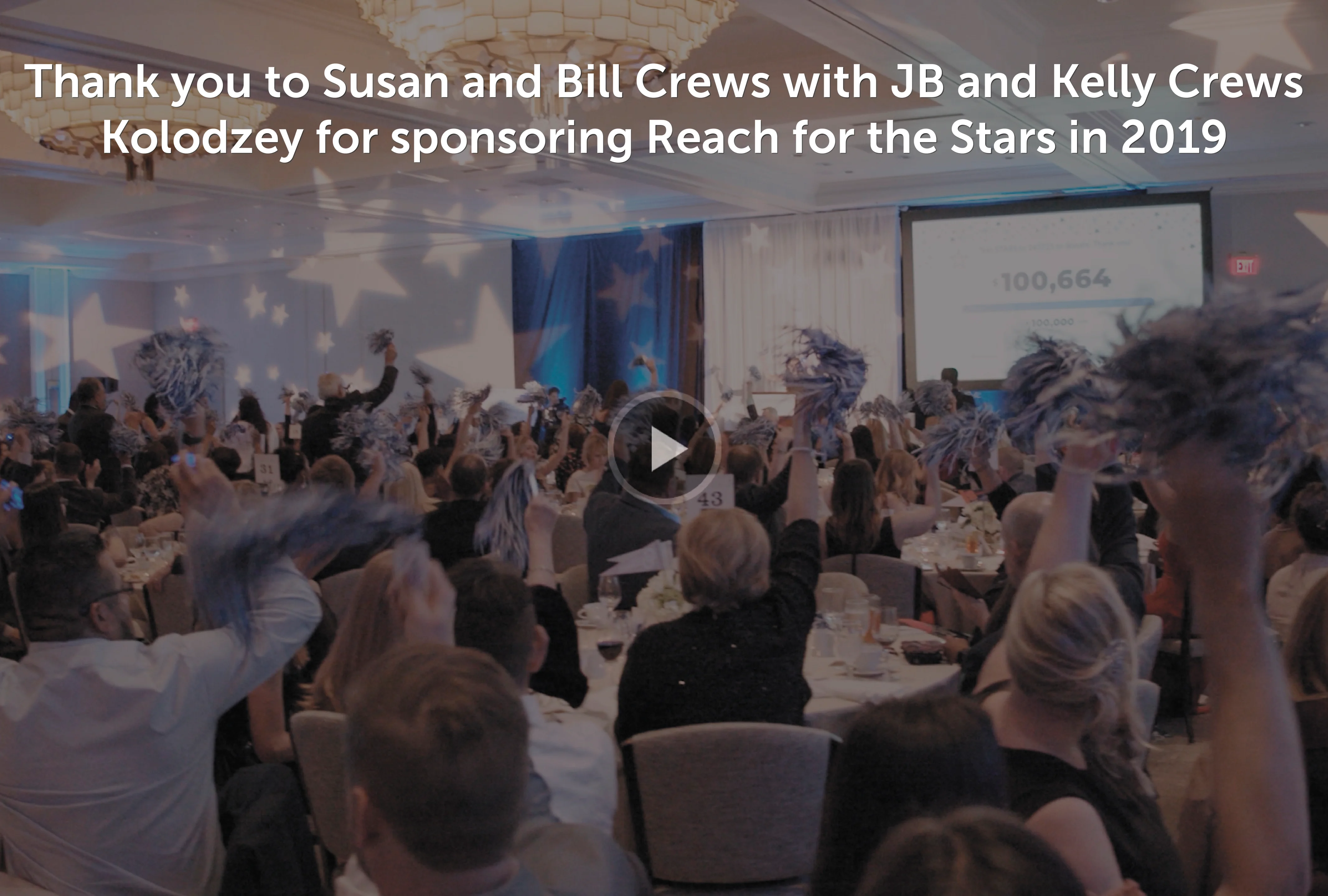 Thank you to Susan and Bill Crews with JB and Kelly Crews Kolodzey for ...
