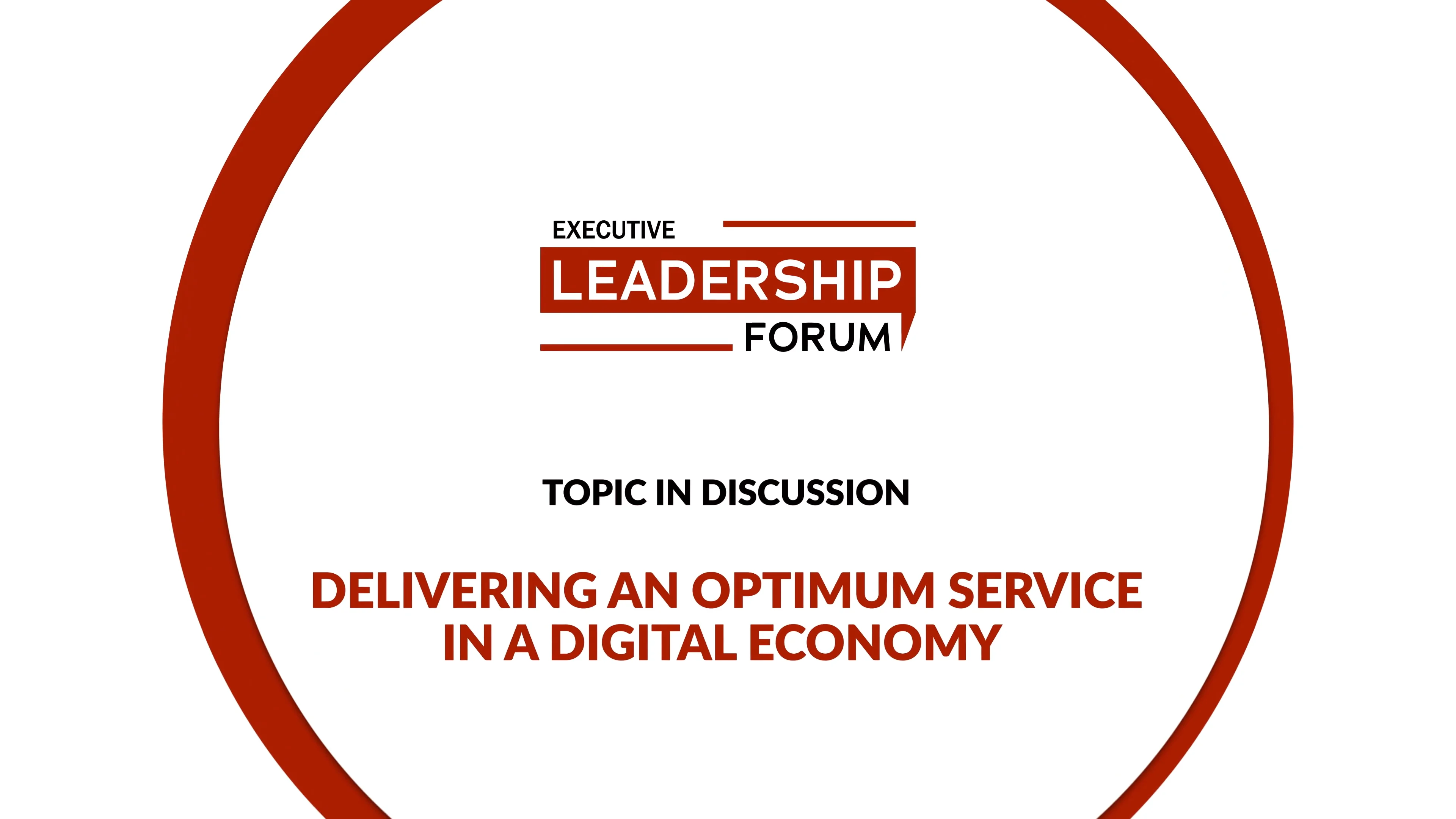Episode 5 - Delivering an optimum service in a digital economy on Vimeo