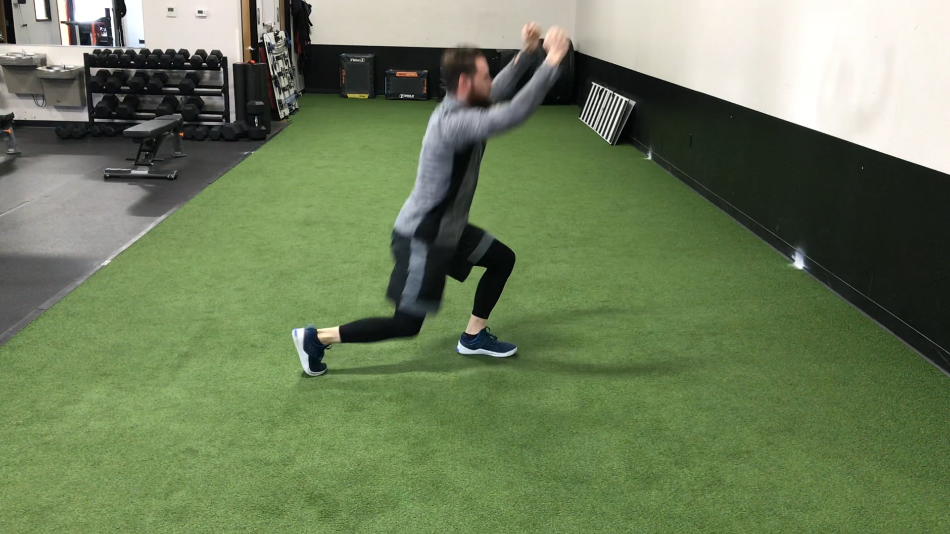 Rolling Scissor Squats on Vimeo