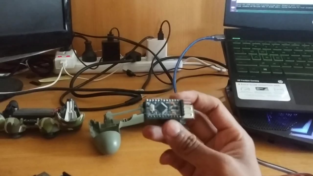 Ps3 controller with Arduino pro mini on Vimeo
