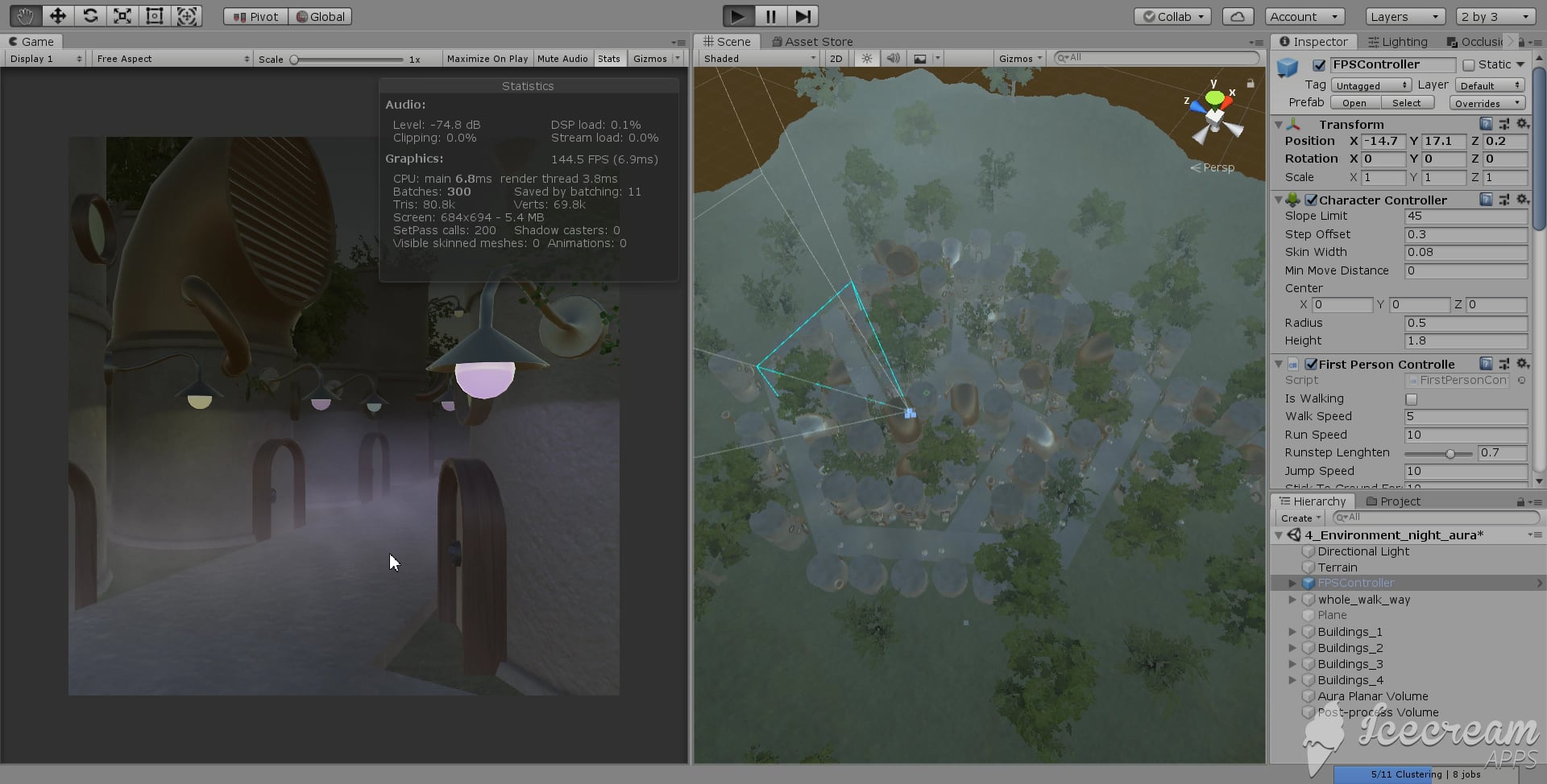 Game Environment : Rust Town - Night Scene - Unity on Vimeo