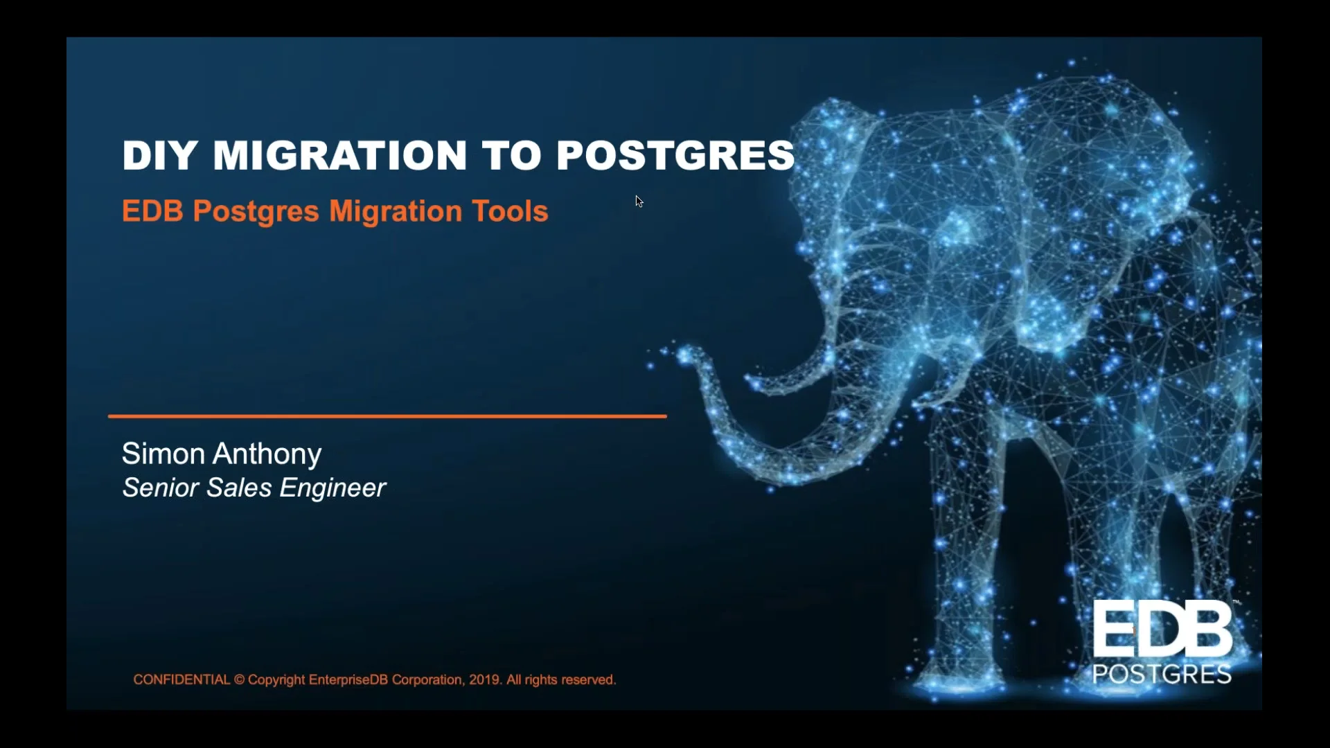 DIY Oracle migration to Postgres on Vimeo