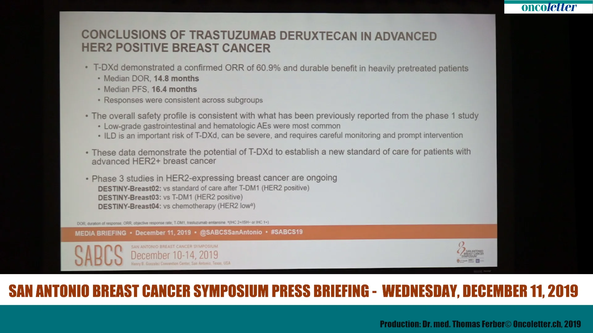 T-DXd; DS-8201a in subjects with HER2-positive metastatic breast cancer previously treated with ...