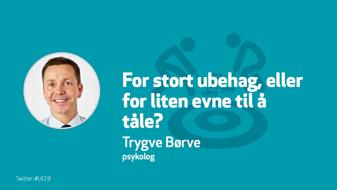 Trygve Børve: For stort ubehag - eller for liten evne til å tåle? on Vimeo