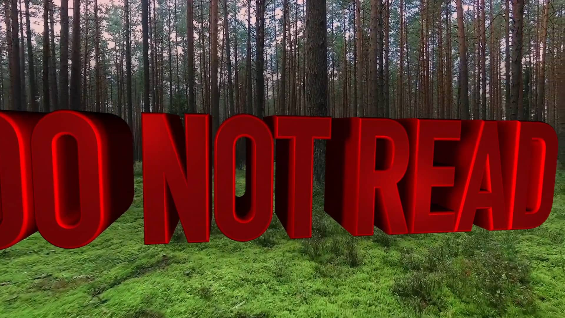 DO NOT READ on Vimeo
