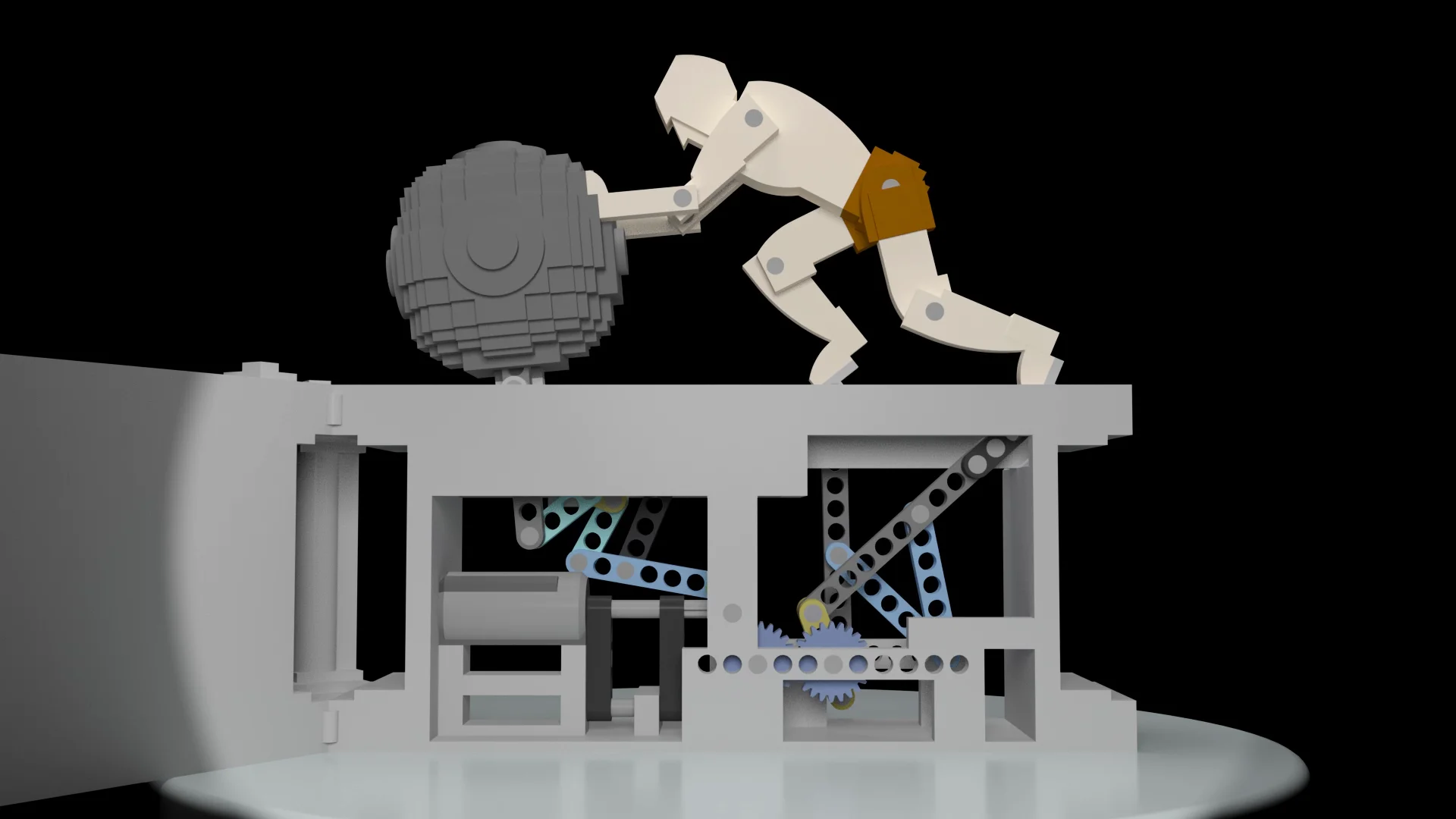 Sisyphus Statue Animation on Vimeo