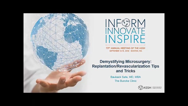 Replantation: HERO | For Residents | Hand.e - ASSH