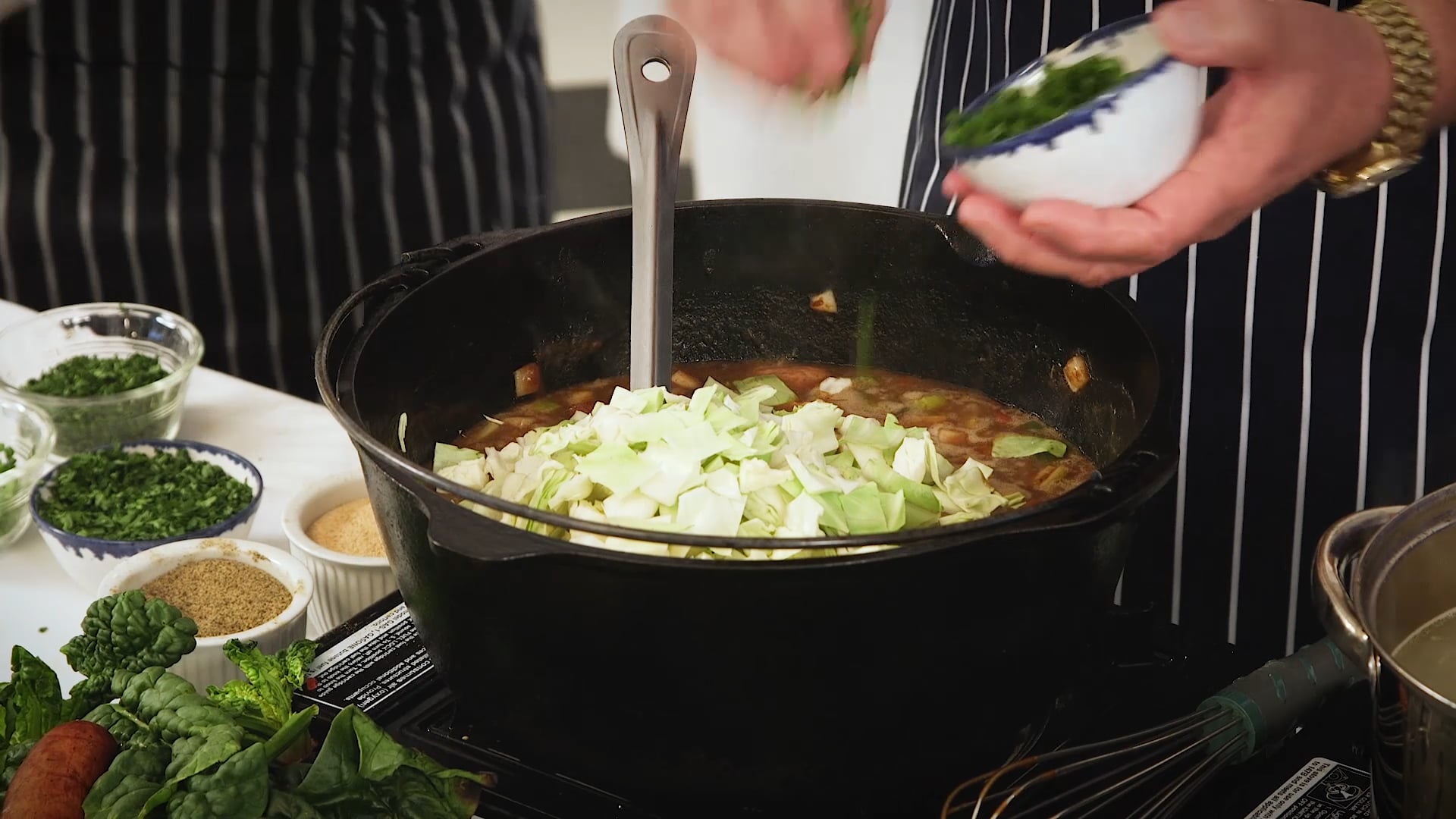 12-31-19 New Years Day Black-eyed Pea Cabbage and Ham Gumbo-Tag on Vimeo