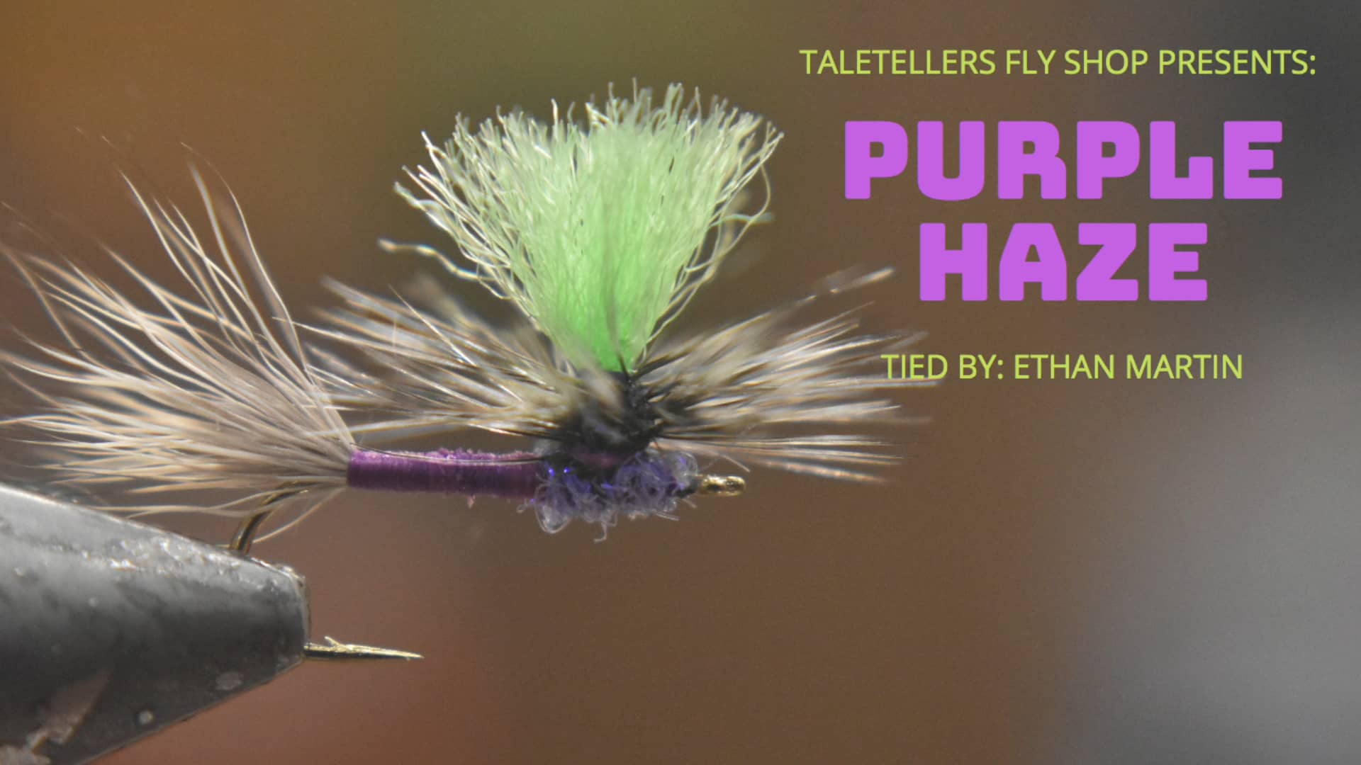 Purple Haze Fly Tying Tutorial on Vimeo