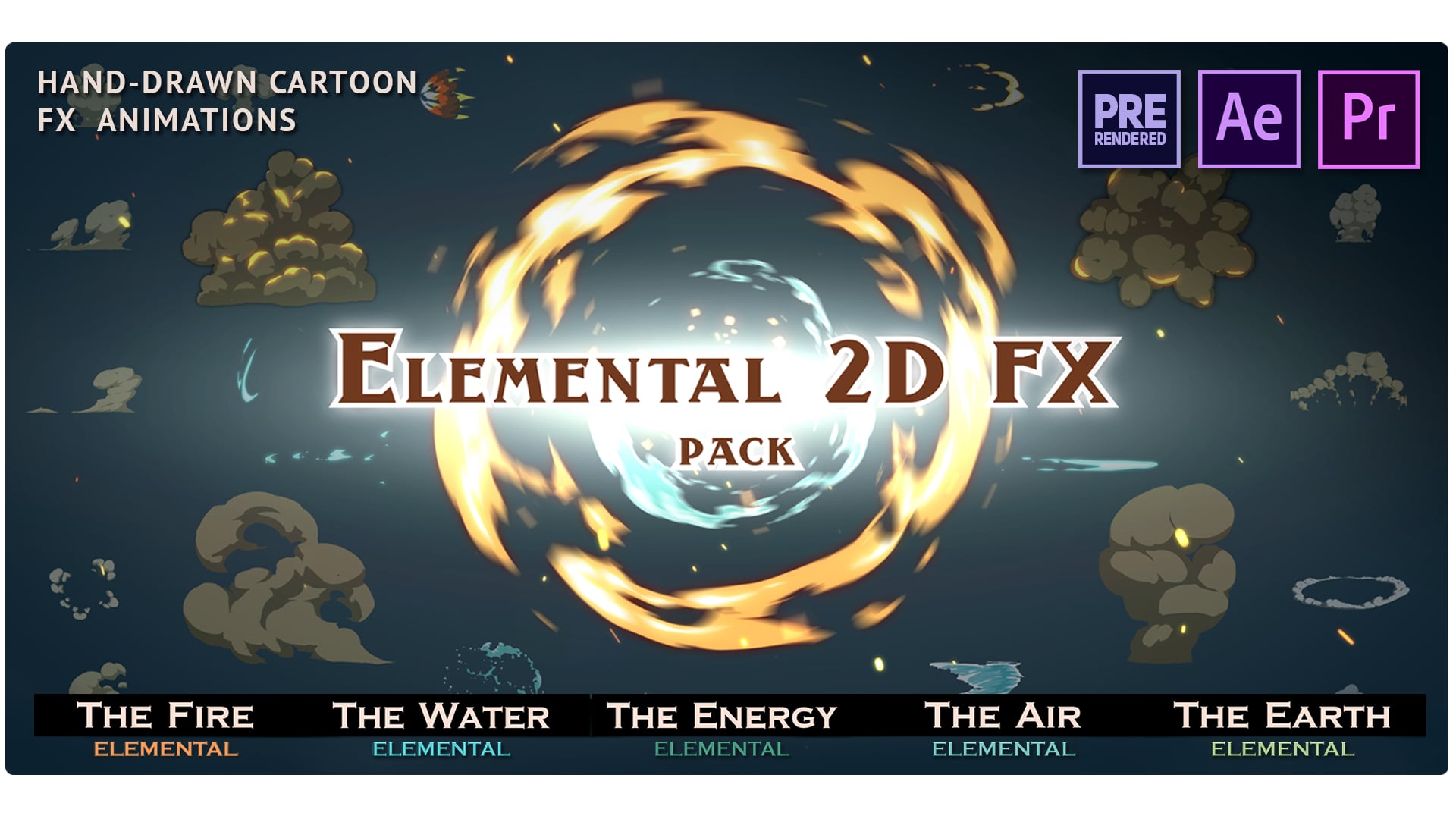 Elemental 2D FX pack on Vimeo