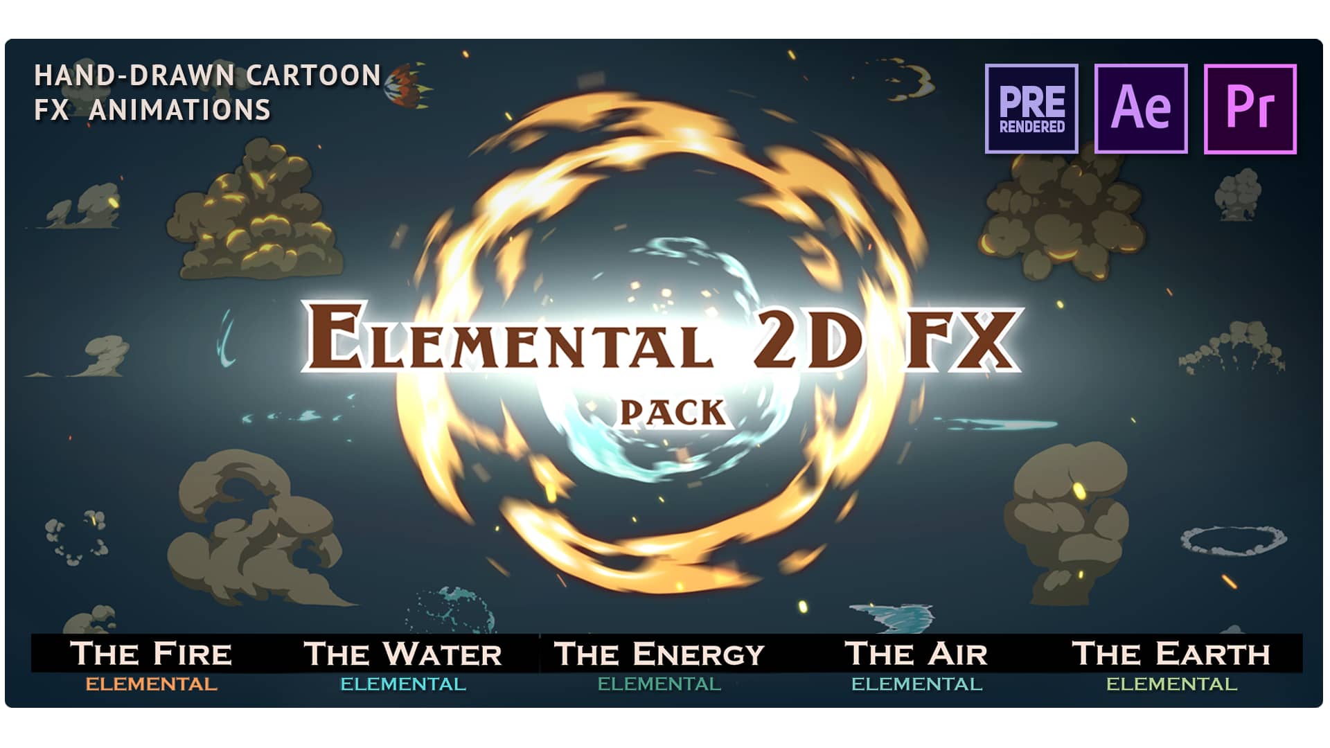 Elemental 2D FX pack on Vimeo