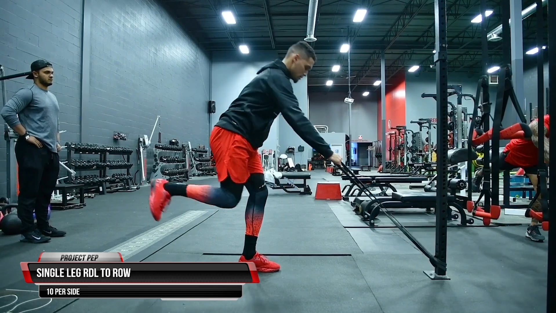 Single Leg RDL to Row on Vimeo