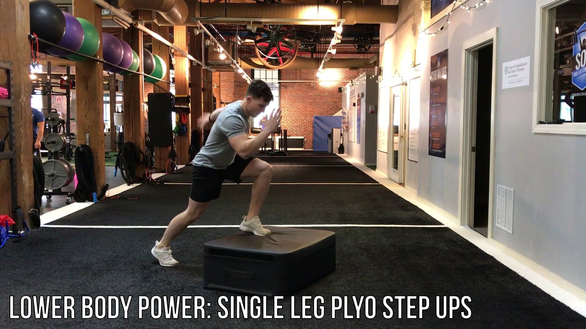 Single Leg Plyo Step Ups on Vimeo