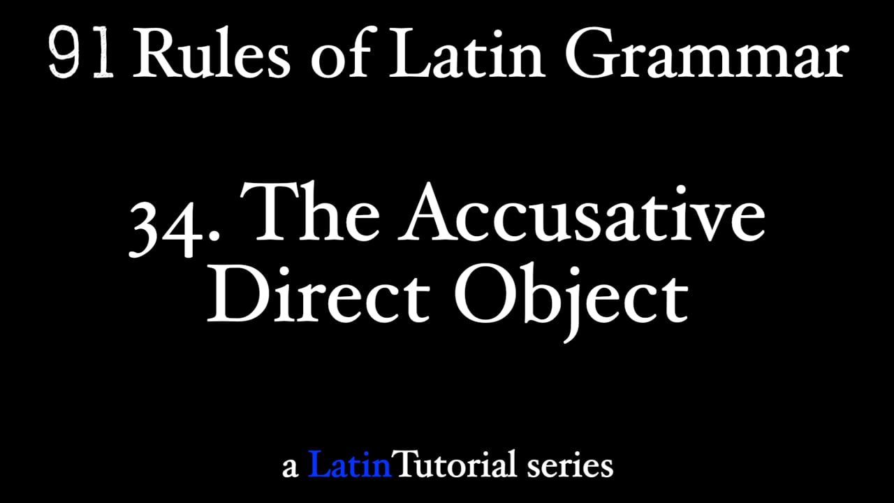LatinTutorial