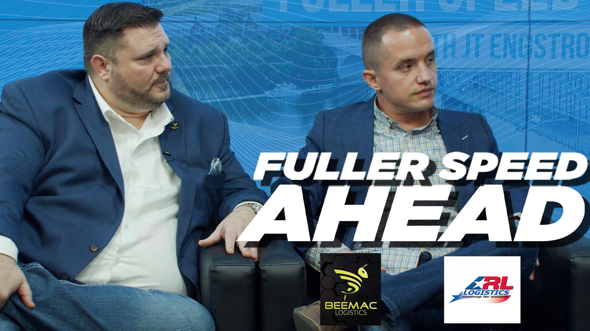 Beemac Logistics CCO Michael Ceravolo & ARL Logistics EVP Jordan Reber ...