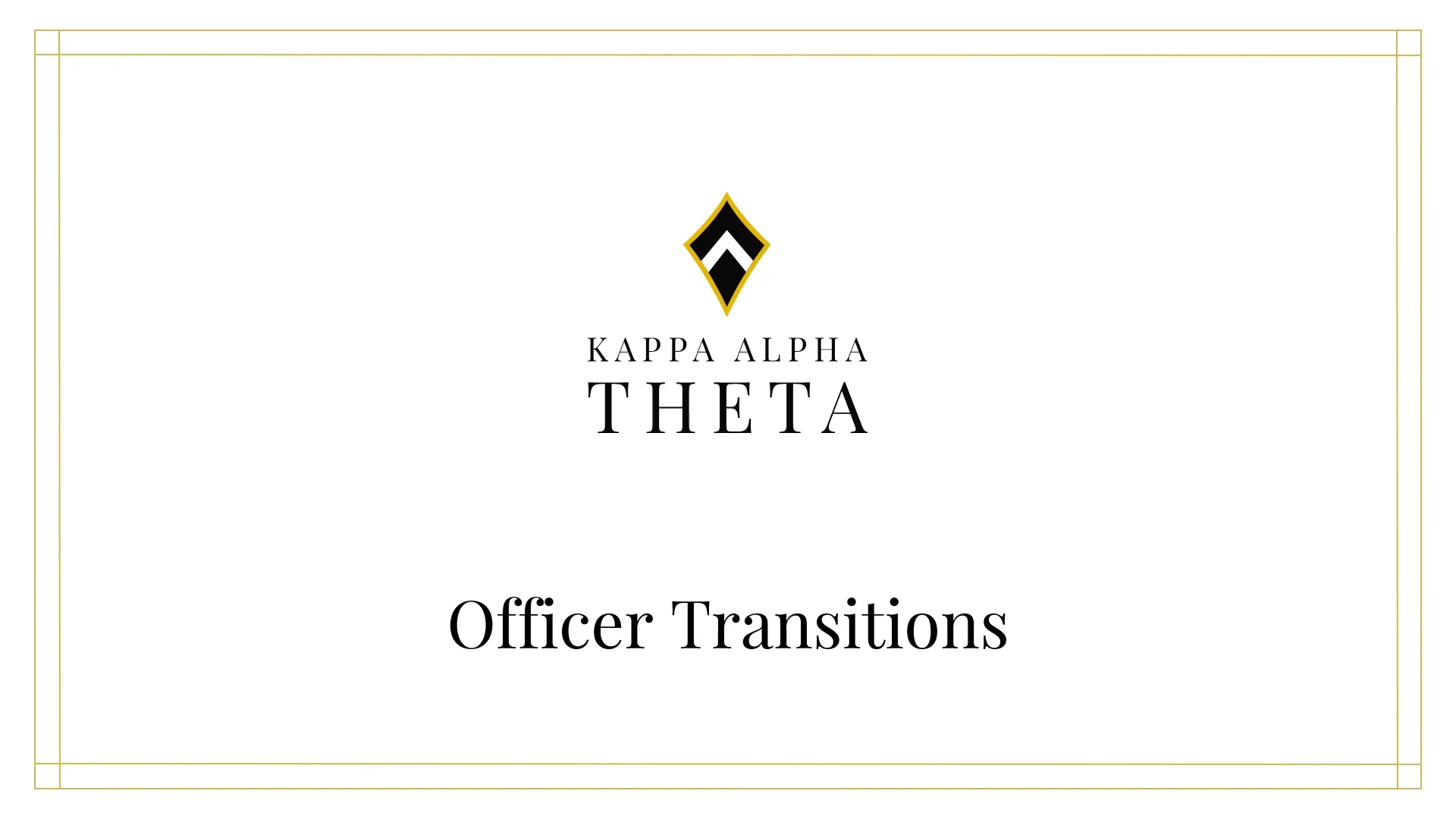 Officer Transitions Webinar