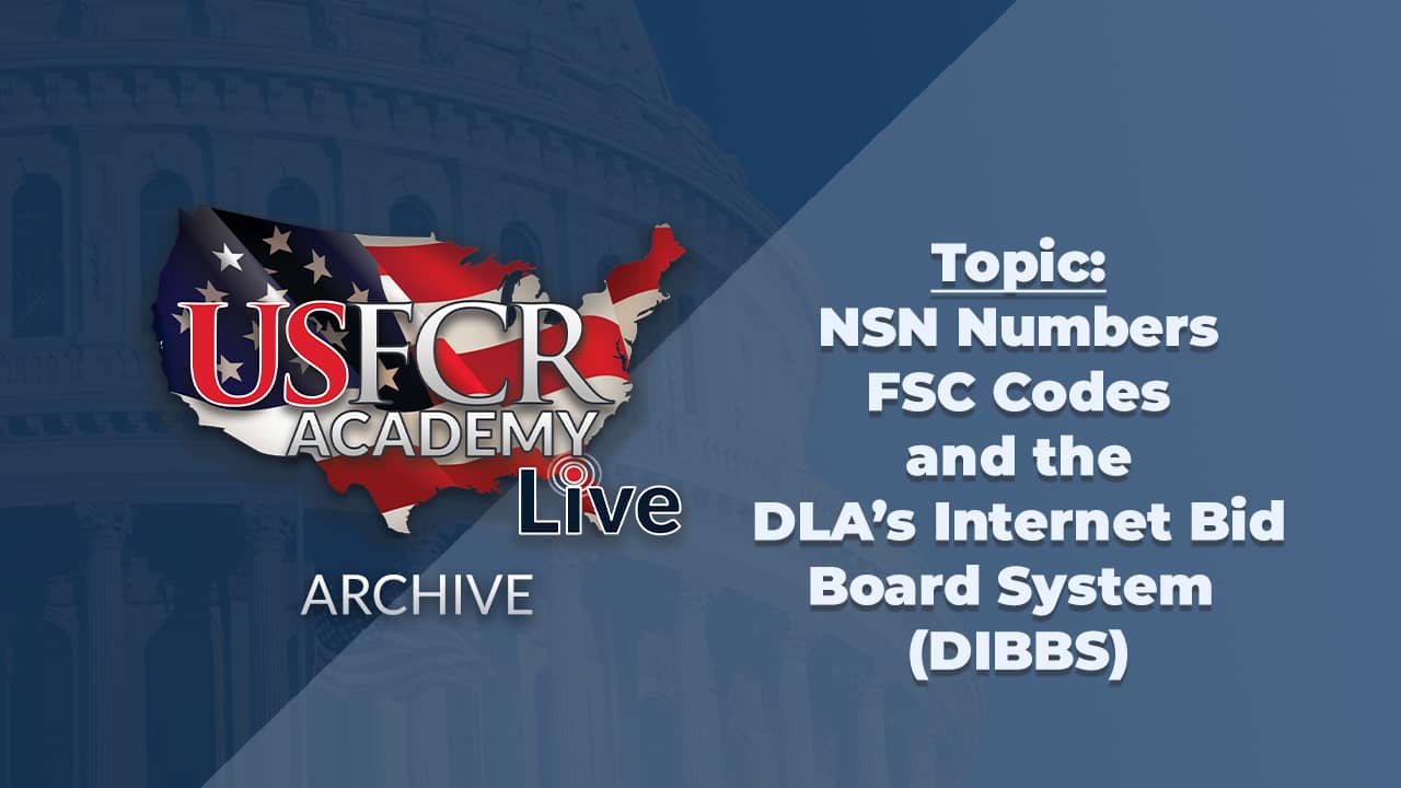 Topic- DIBBS-NSN-FSC Codes on Vimeo