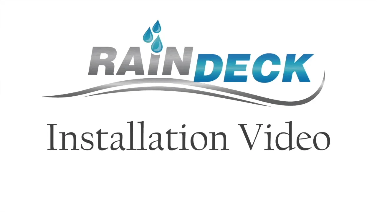 Rain Deck Installation Video-HD