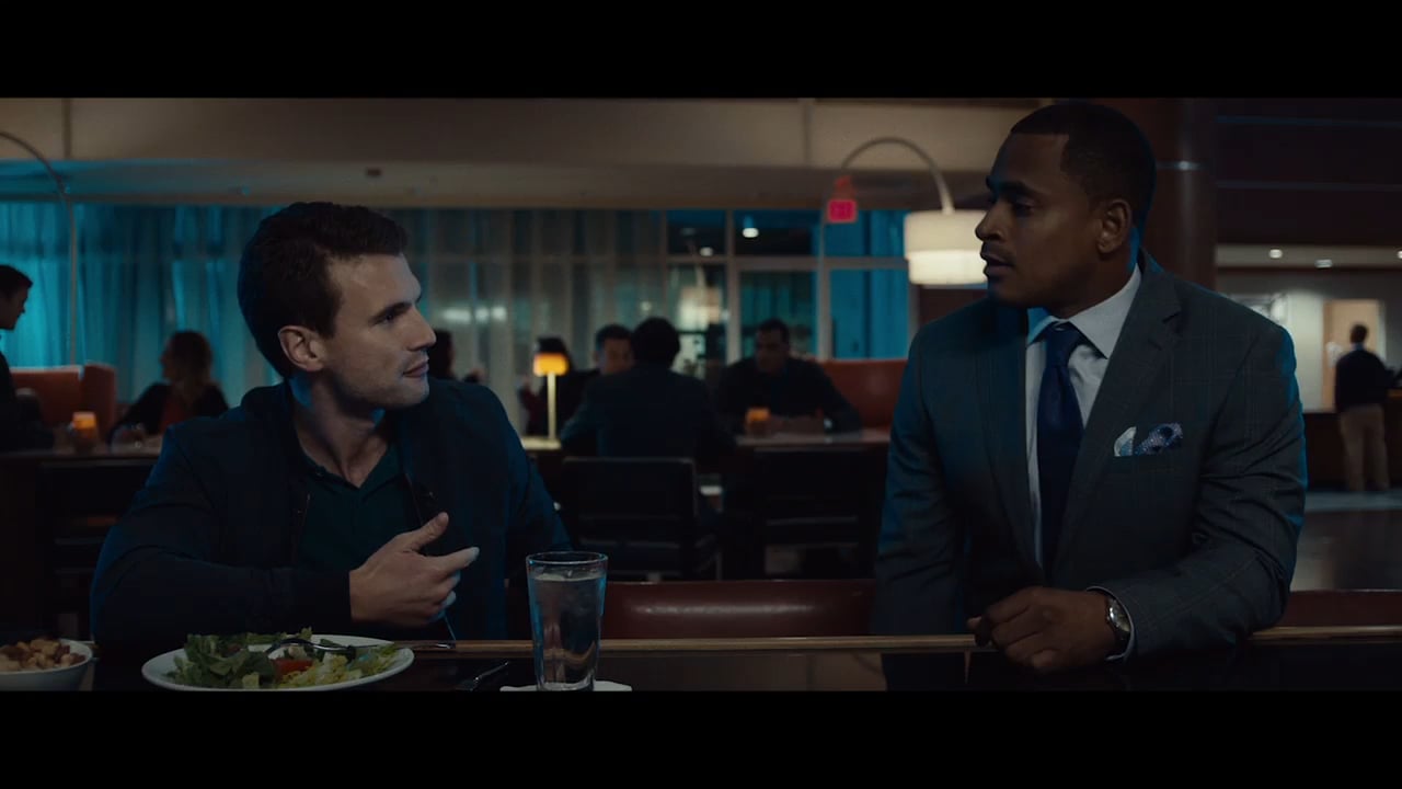 Randall Bacon across Alex Russell (CBS SWAT) in the movie Bramptons Own ...