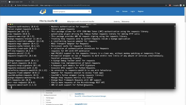 Chercher des modules sur pypi et avec pip