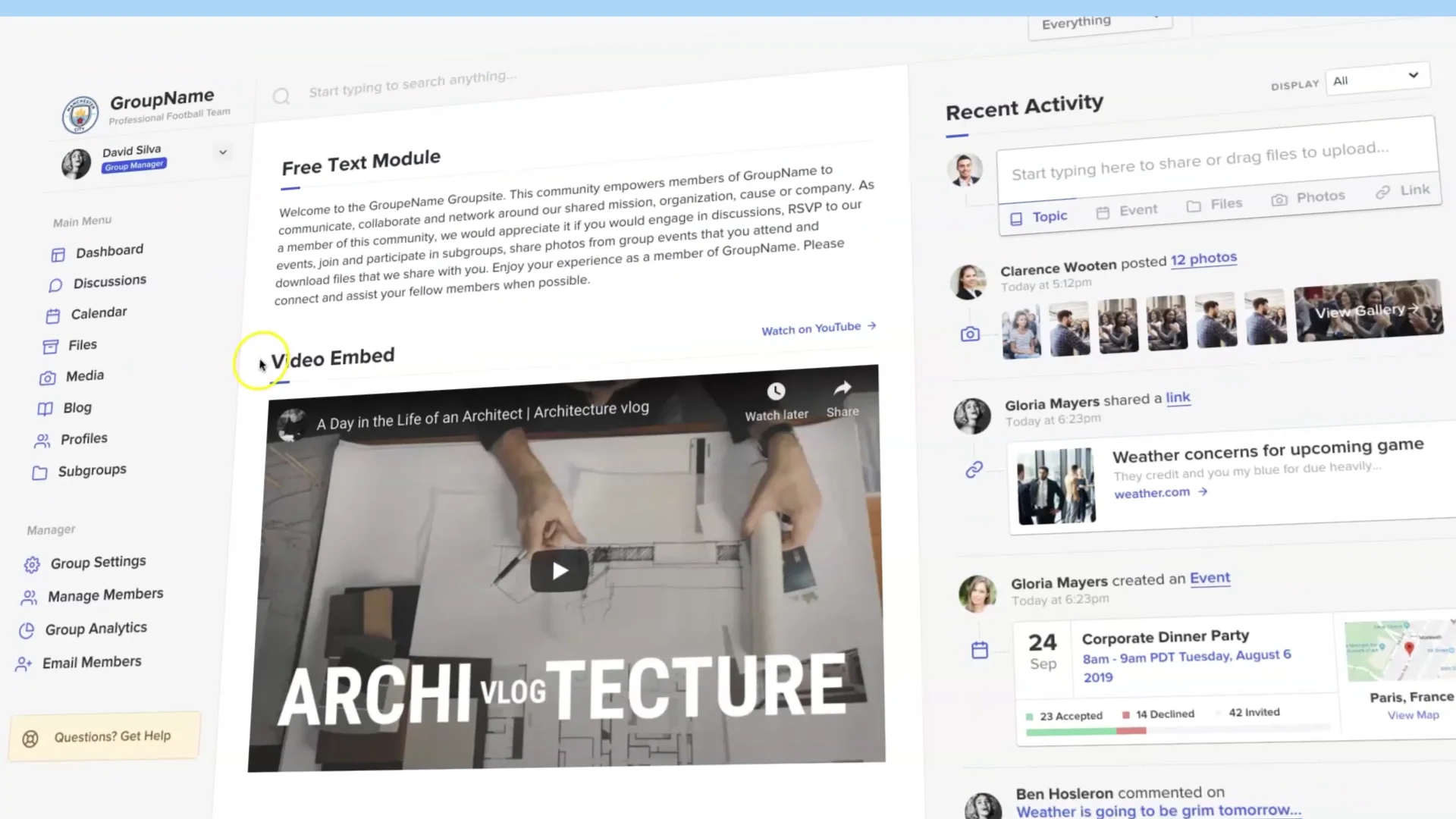 Groupsite 3.0 Sizzle Reel