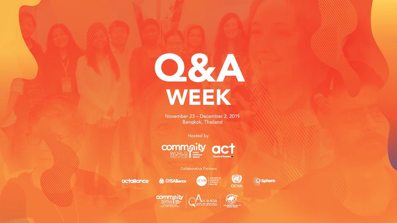 Q&A Week 2019 Highlights on Vimeo