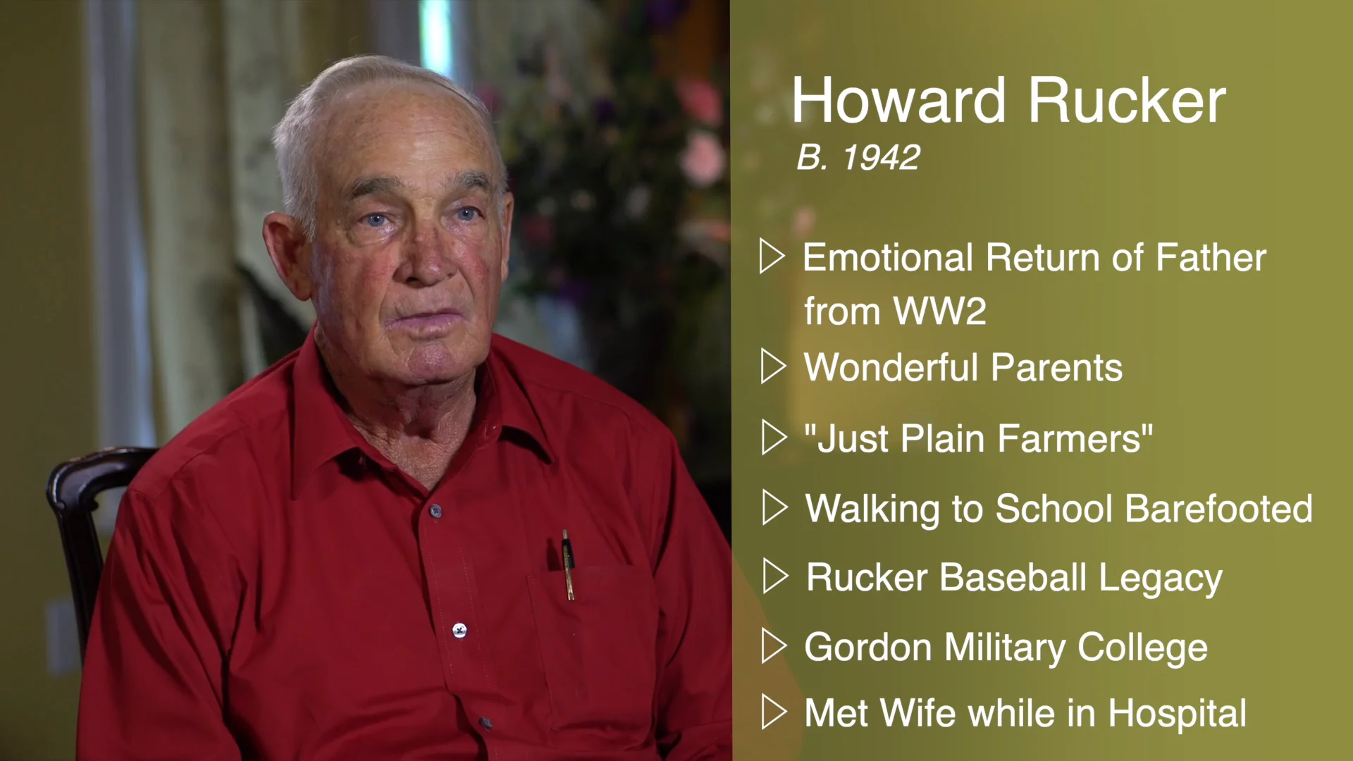Alpharetta Stories Project - Howard Rucker on Vimeo