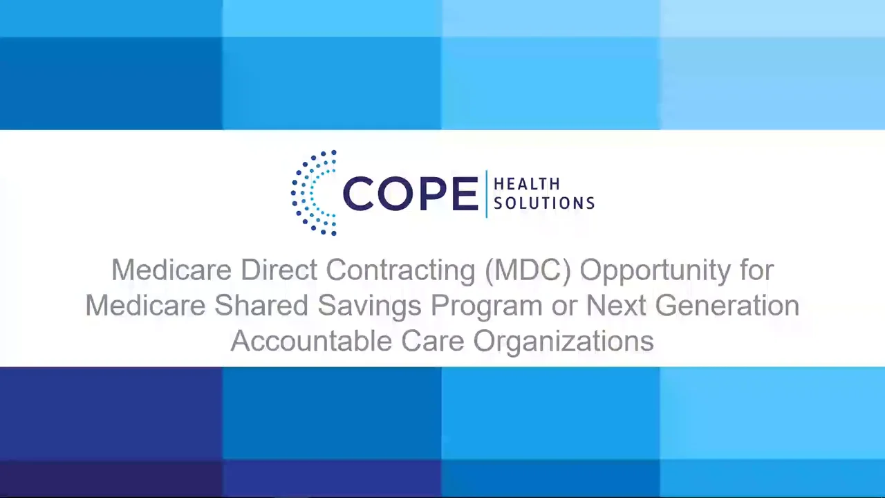Medicare Direct Contracting on Vimeo