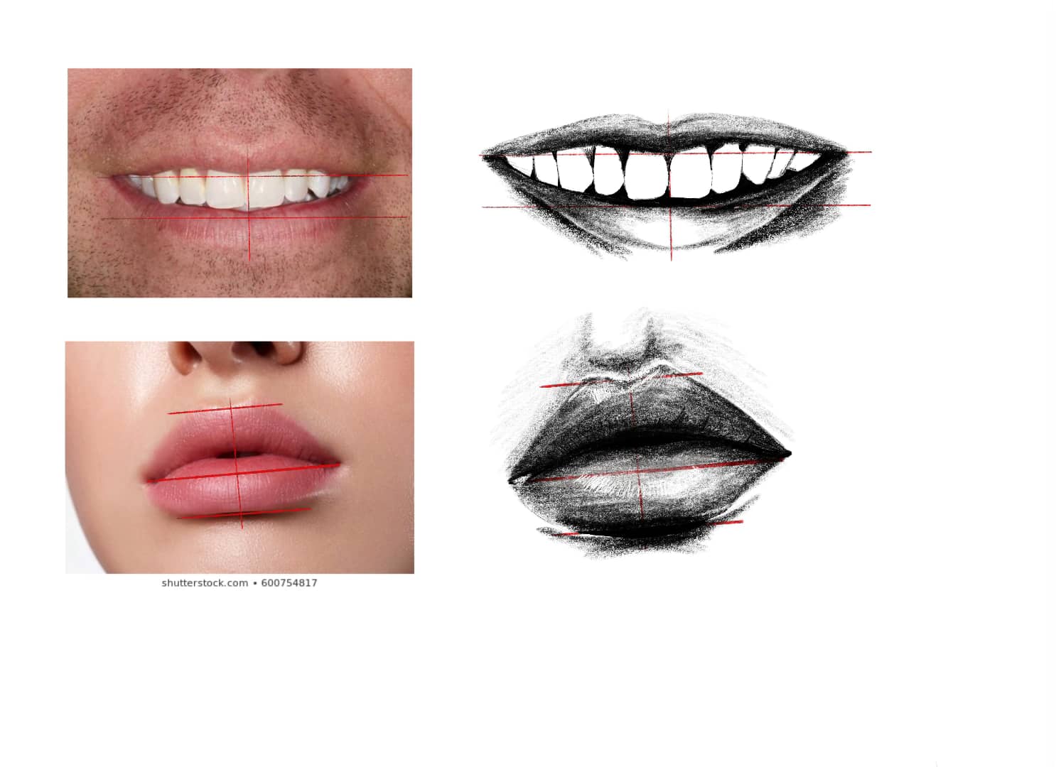 Using basic structures to draw realistic mouths on Vimeo