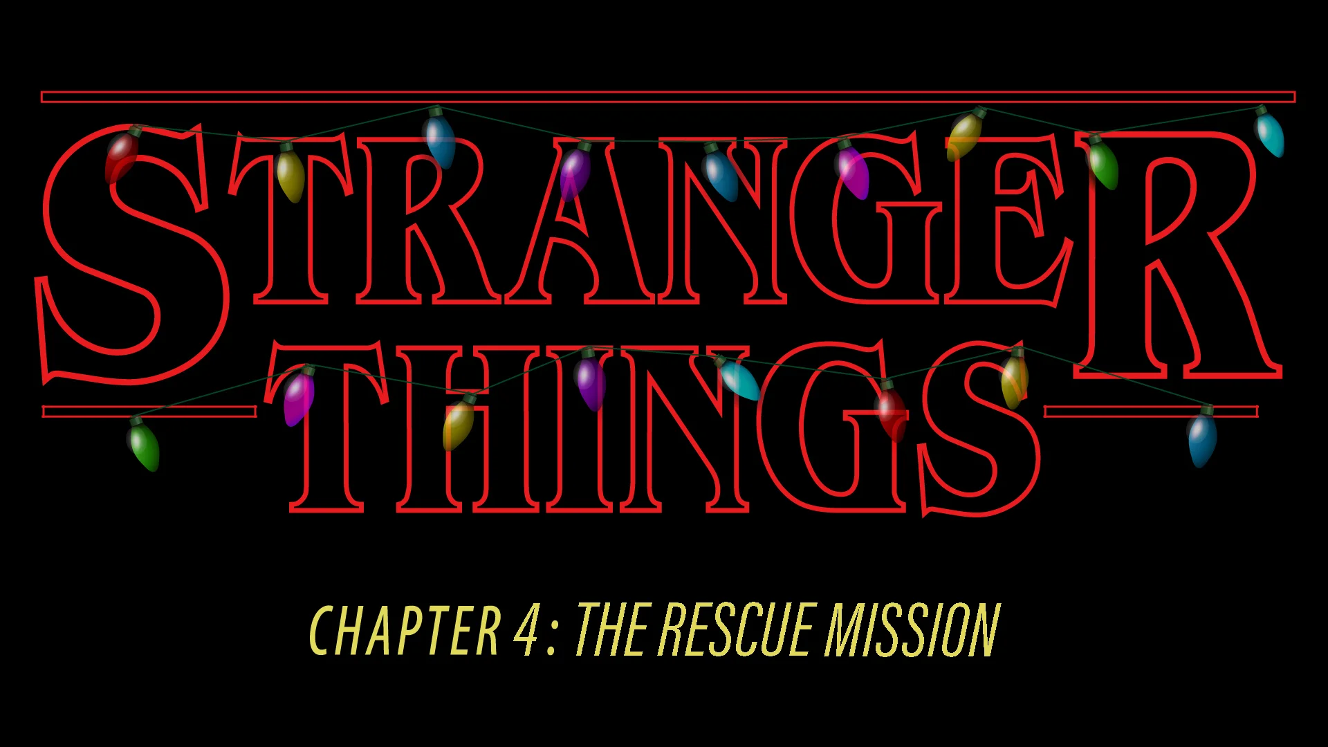 2019-12-29 Sunday Service - Stranger Things - The Rescue Mission on Vimeo