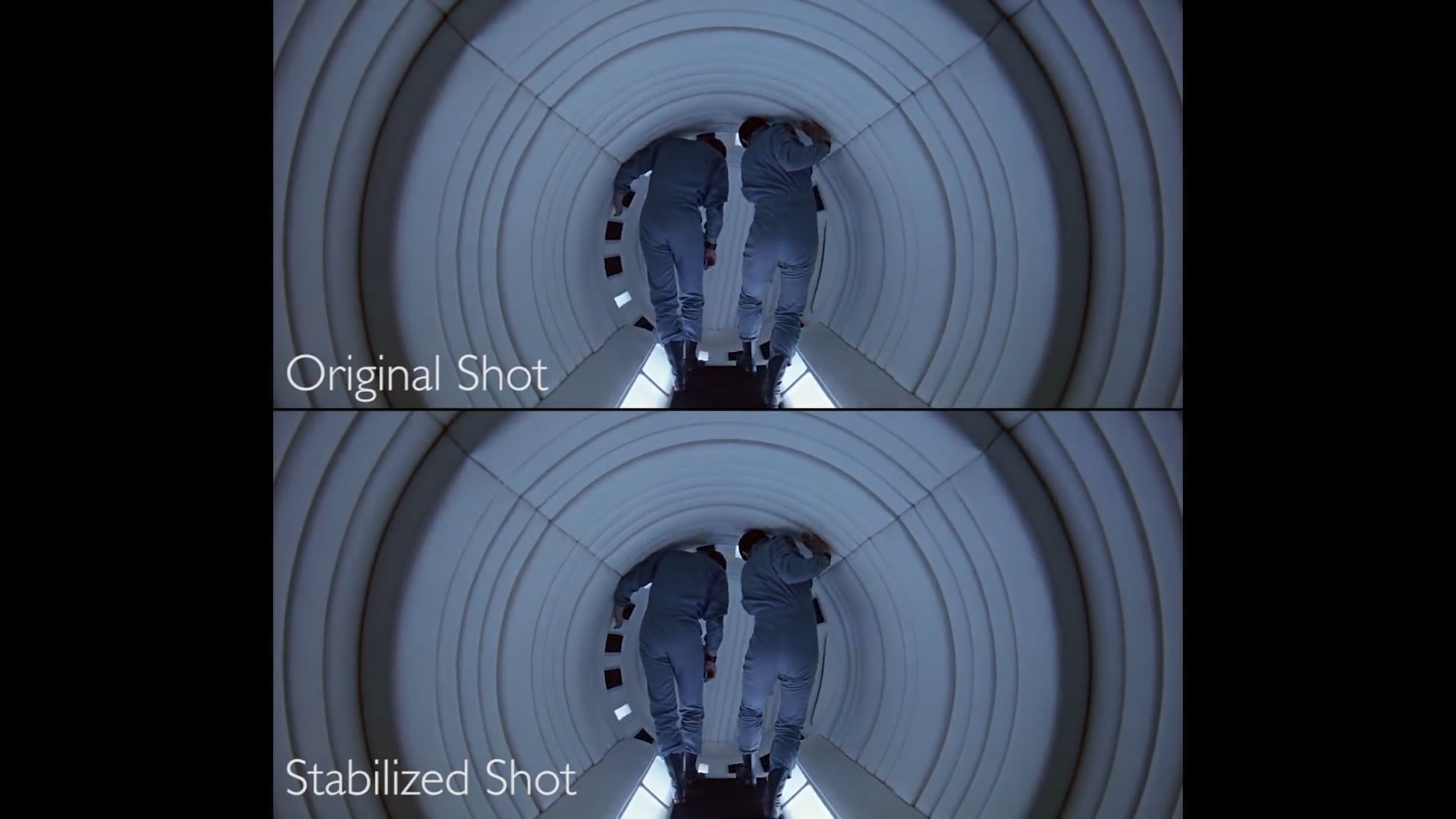 2001_ A Space Odyssey Rotating Hallway Shot Stabilized on Vimeo