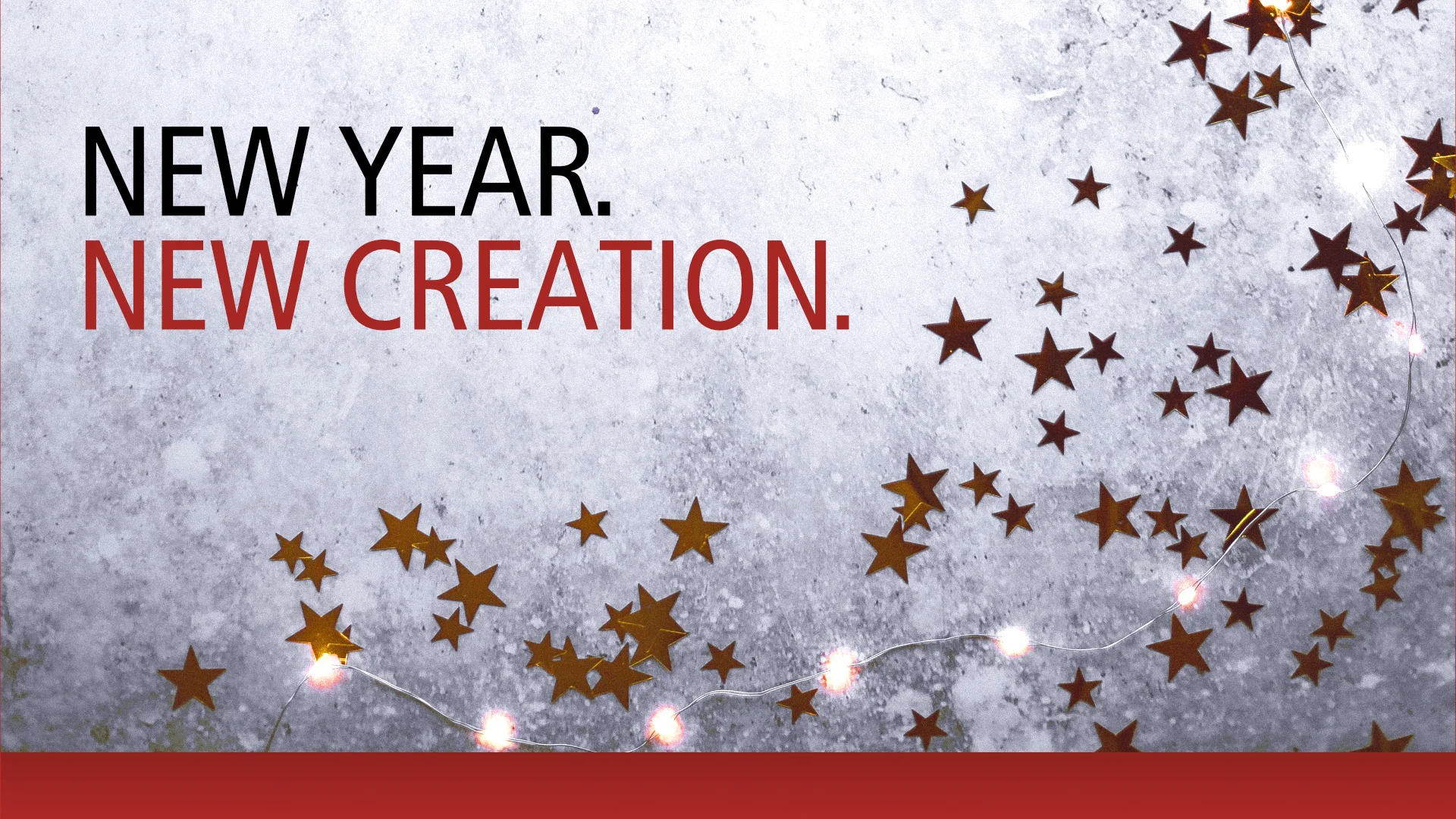 New Year. New Creation. on Vimeo