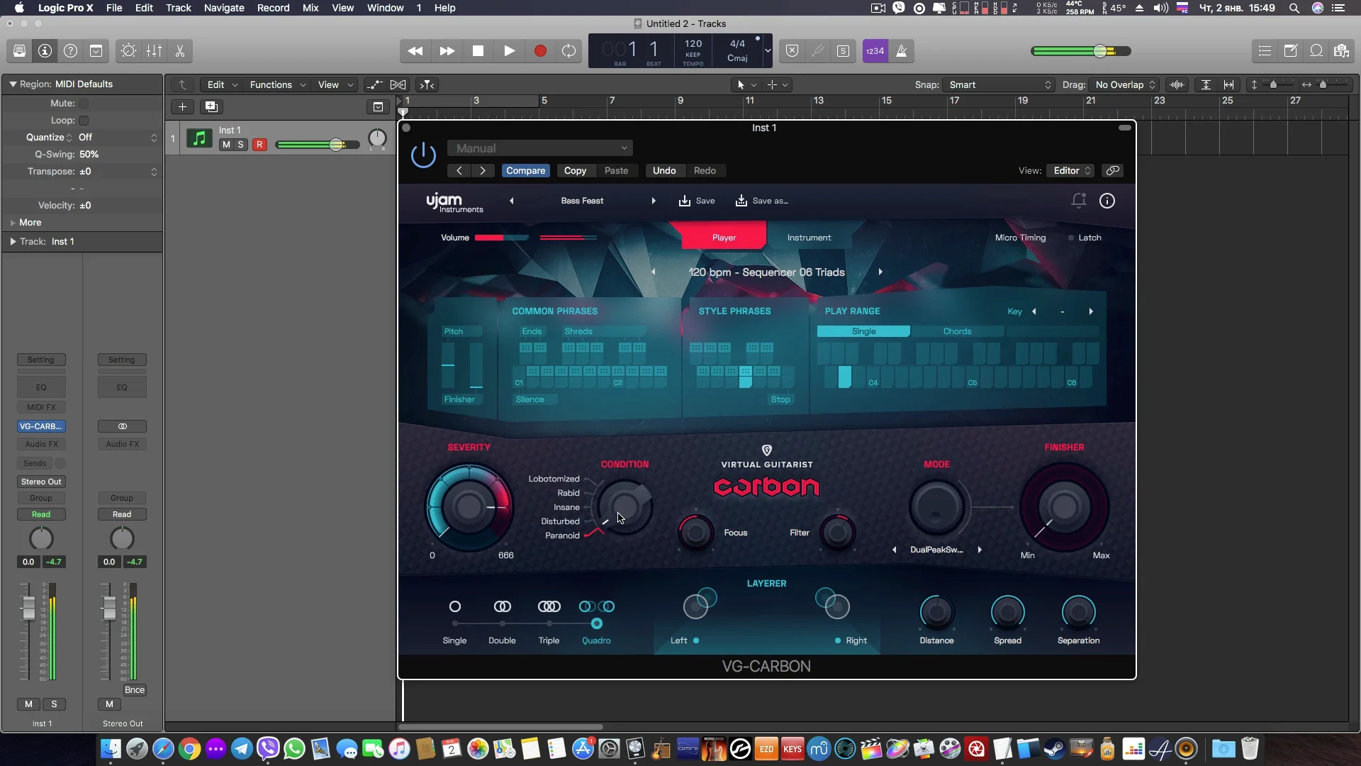 UJam Virtual Guitarist Carbon v1.01 MAC on Vimeo