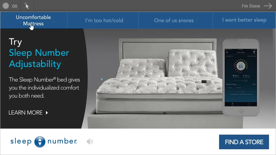 Sleep Number - Engagement Ad - true[X] on Vimeo