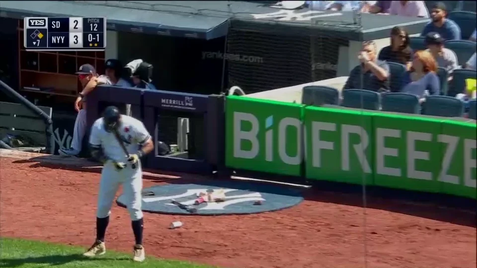 Biofreeze Sign Yankees In-Game 052719 on Vimeo