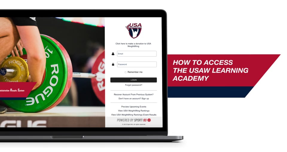 USA Weightlifting - BARS - All Tutorials - BARS - How to access the ...
