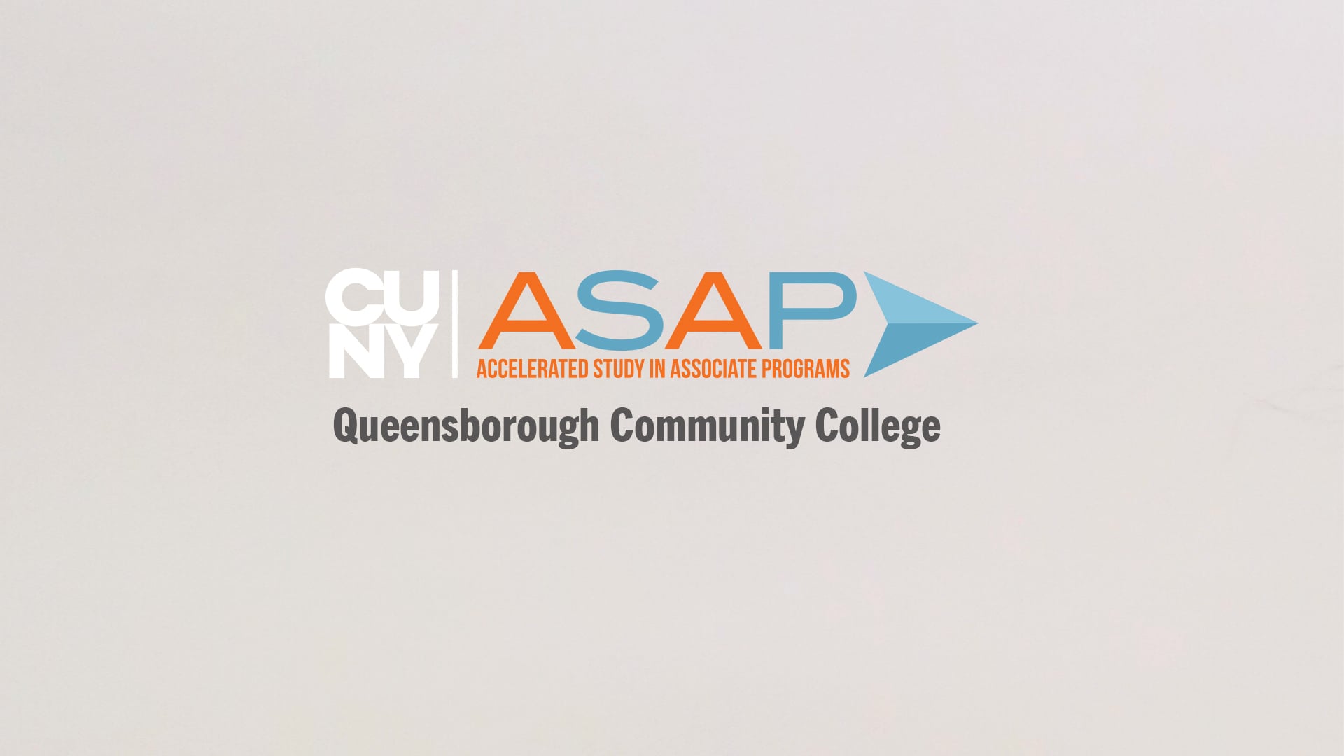 ASAP Recruitment Queensborough Community College on Vimeo