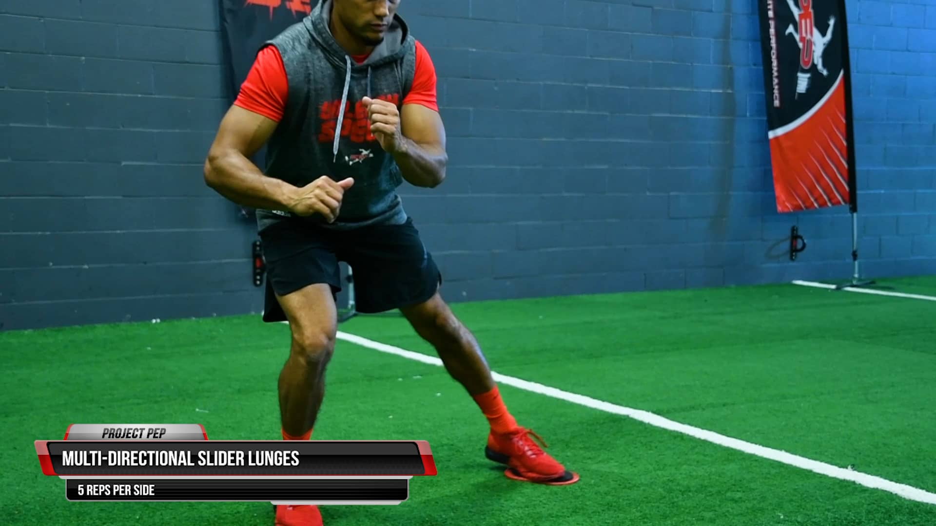 Multi-Directional Slider Lunges on Vimeo