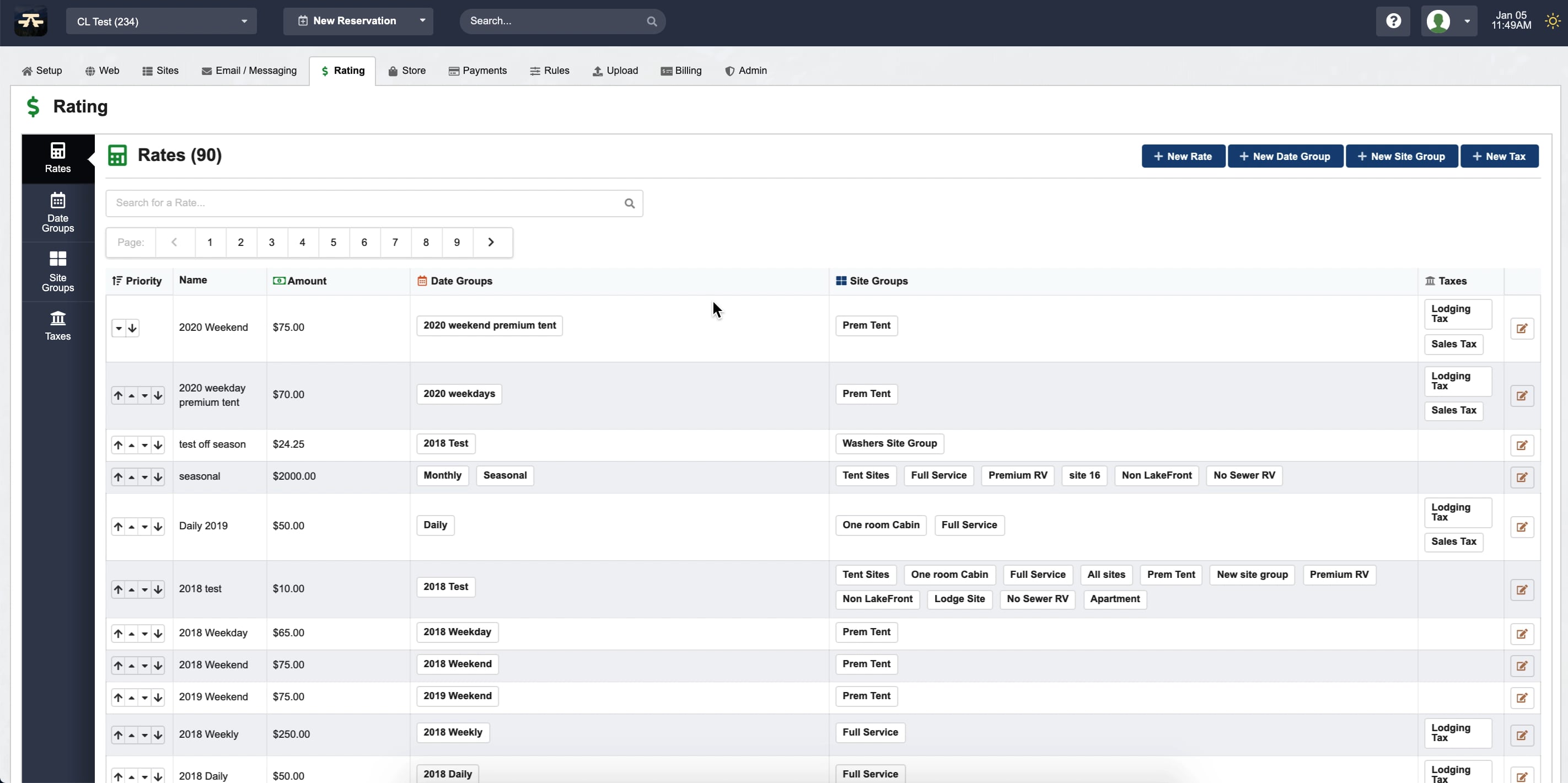 Training Videos - How to set up a weekday date group and rate on Vimeo