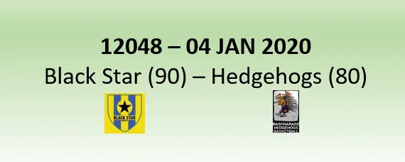 N2H 12048 Black Star Mersch (90) - Hedgehogs Bascharage (80) 04/01/2020 ...