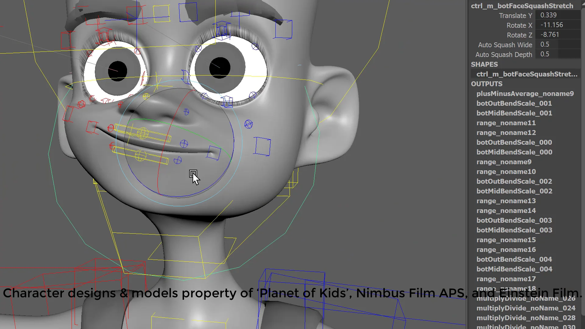 Cartoon Face Rig