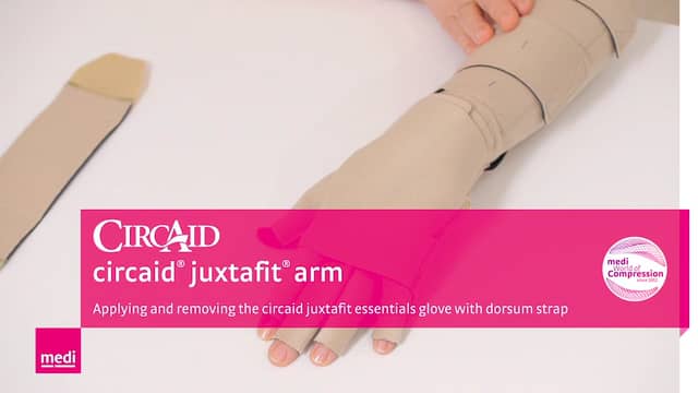 circaid® juxtafit® essentials glove with dorsum strap on Vimeo