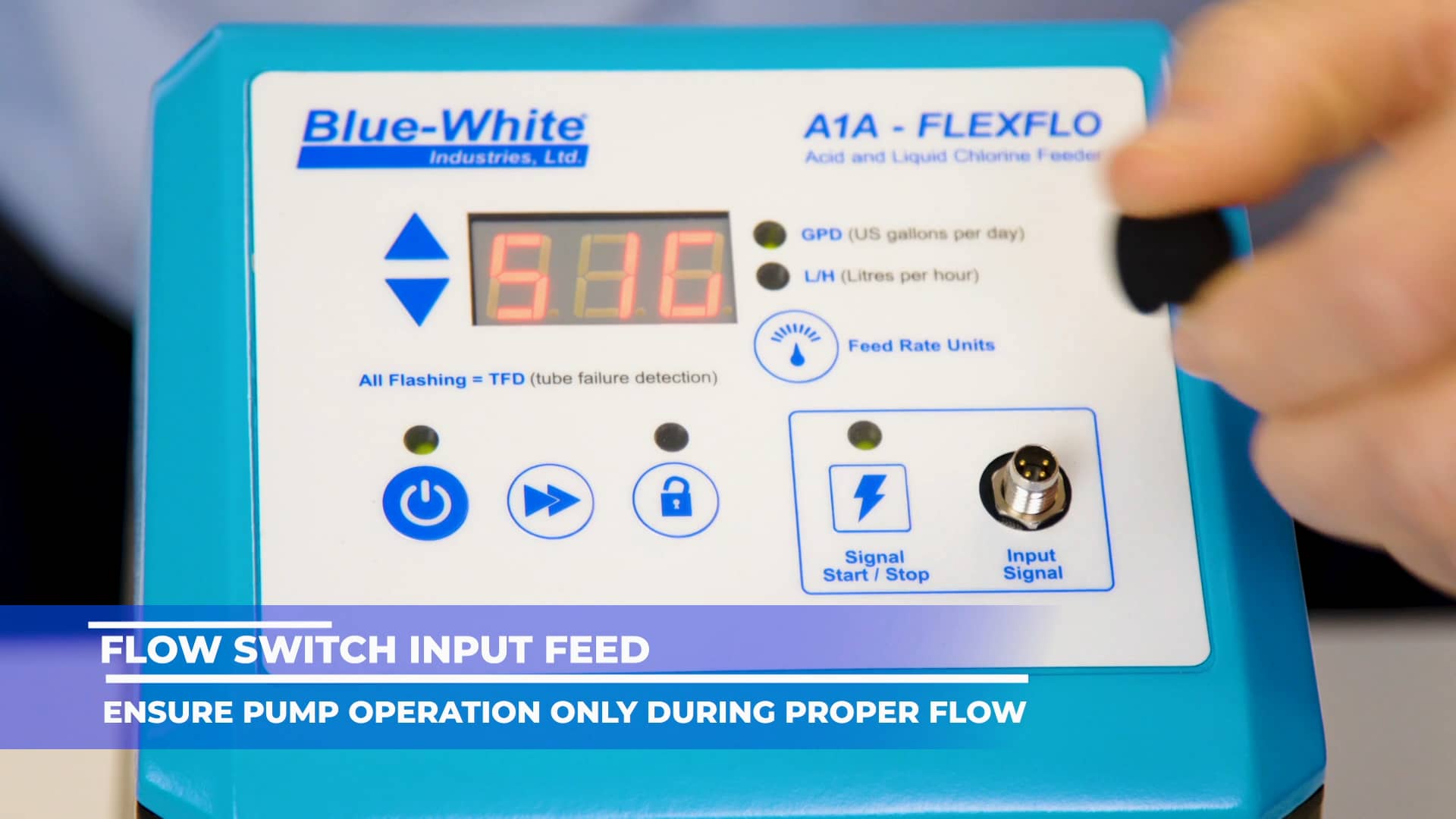 FLEXFLO® A1A - Acid and Liquid Chlorine Feeder by Blue-White Industries ...