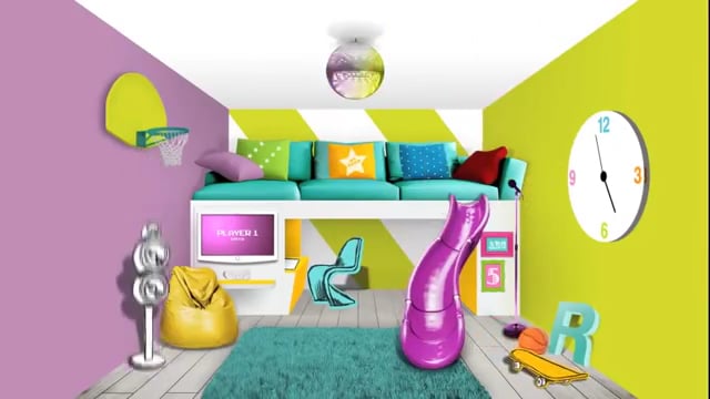 CBBC I Want My Own Room - Title Sequence