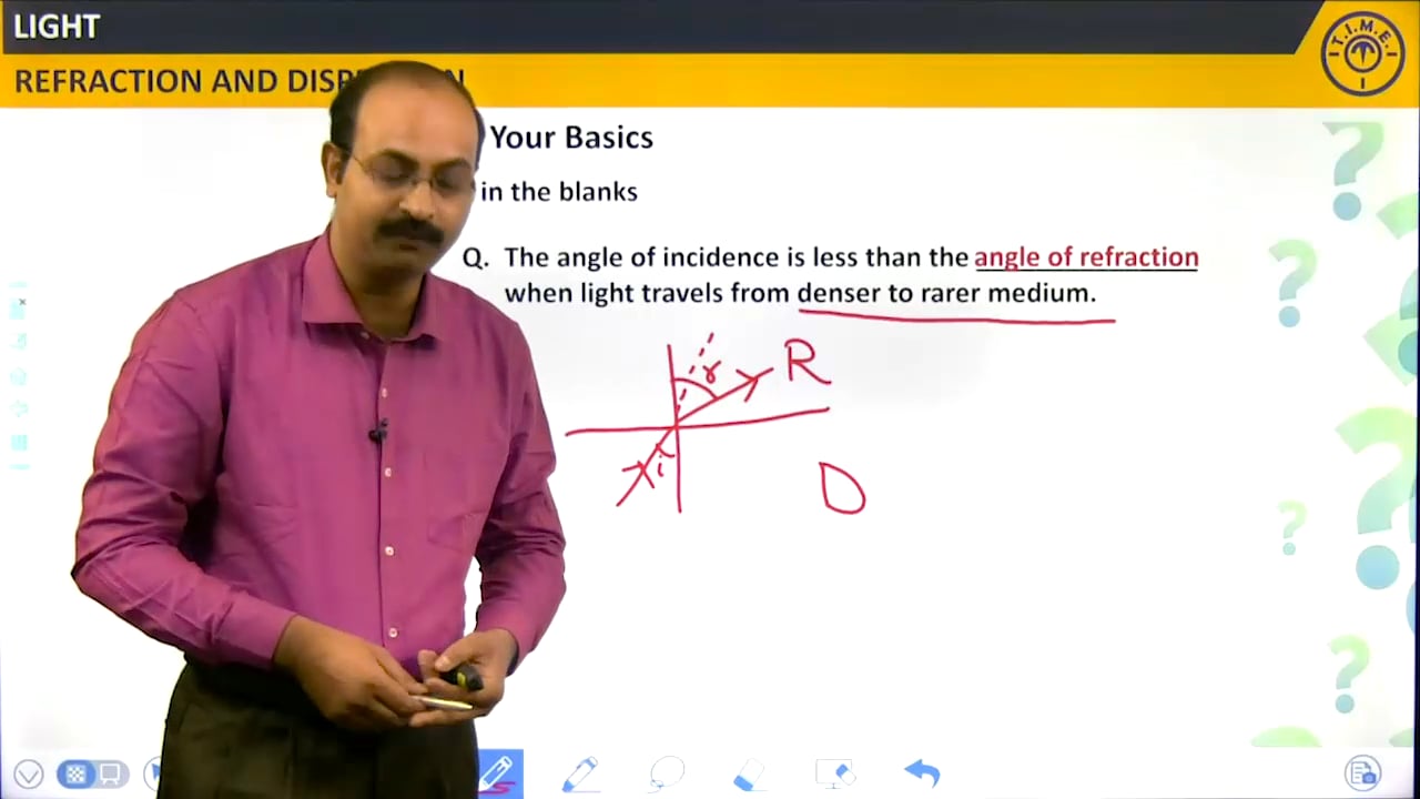 Test Your Basics Questions On Refraction and Dispersion(part-1)