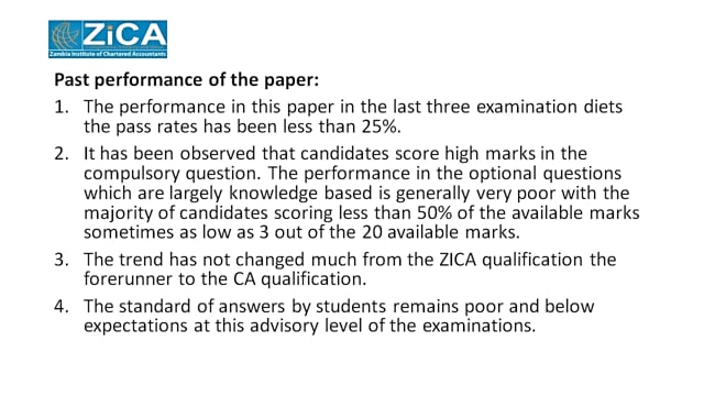 ZICA Examination Answering Techniques on Vimeo