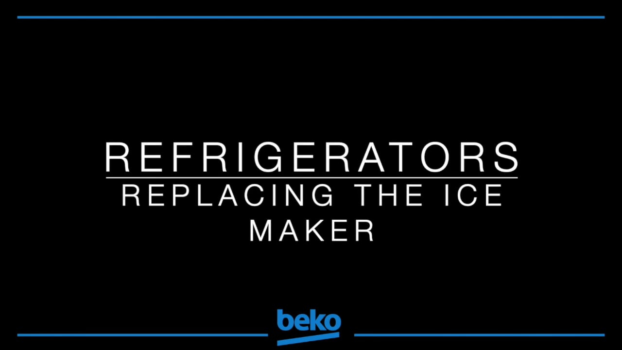 Beko Technical Training Videos - Refrigerators - Replacing The Ice ...