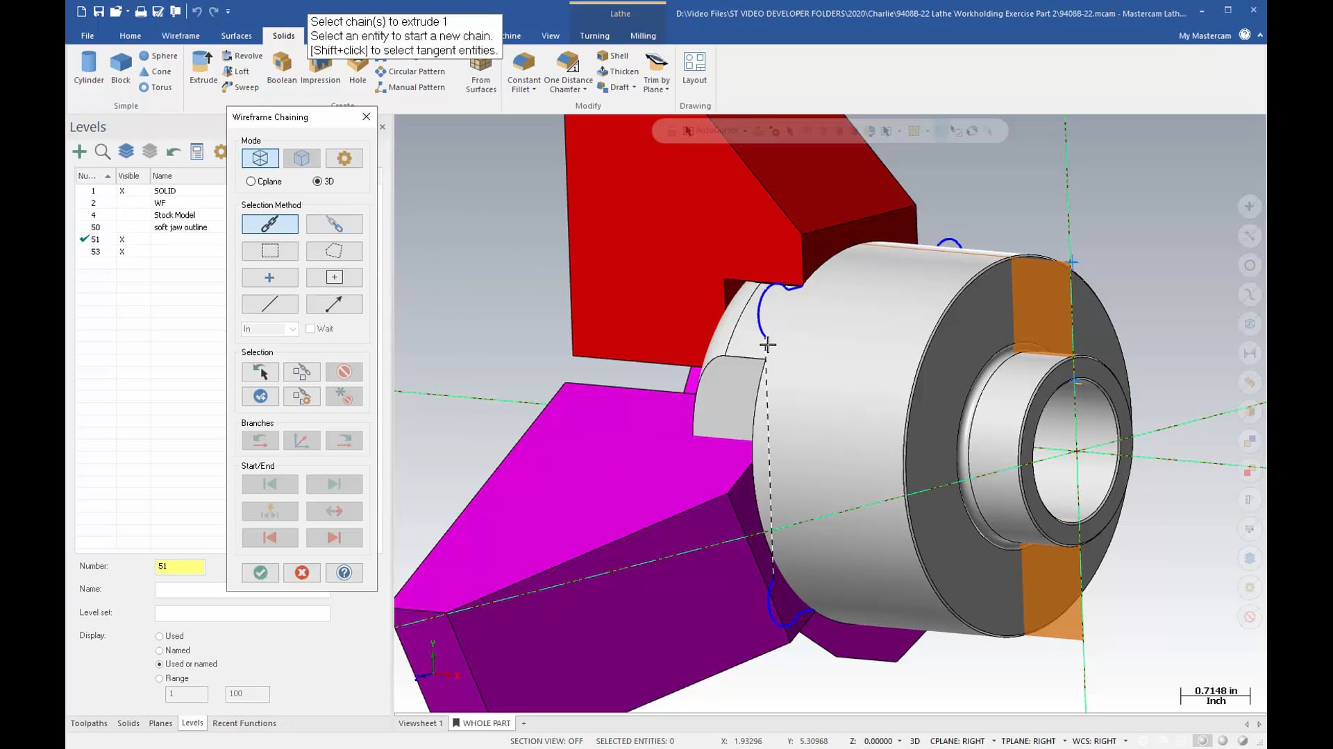 Mastercam 2023 Library - Lathe Workholding Exercise Part 2 Mastercam 2023 Library - Lathe Workholding Exercise Part 2