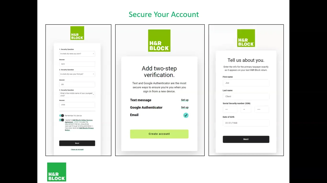 Completing Your Return Using Approve Online